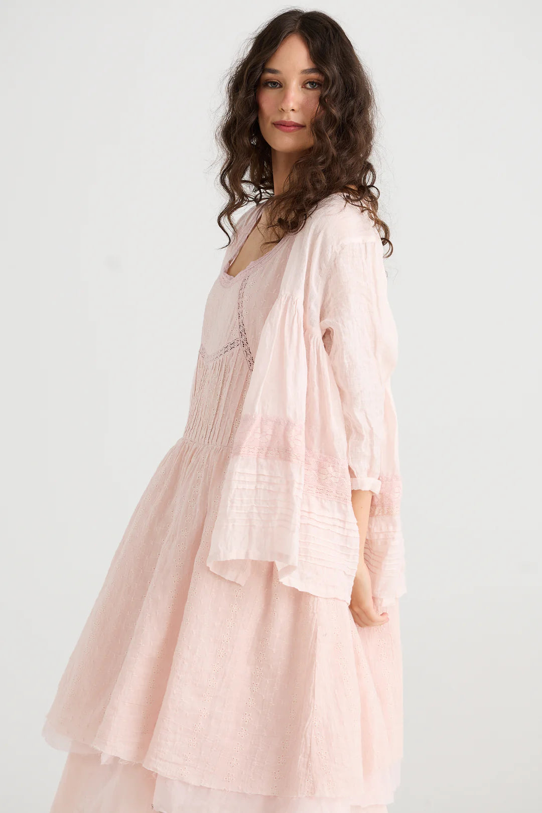 Elodie Short Jacket - Powder Pink – Tutto Bello