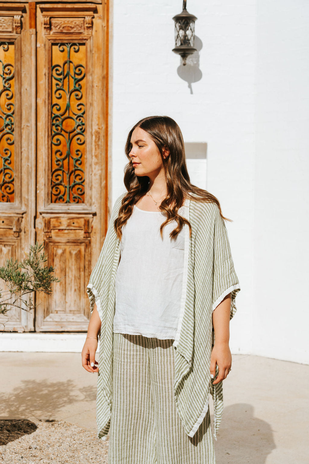 Badesi Jacket - Green Stripe Mesh – Tutto Bello